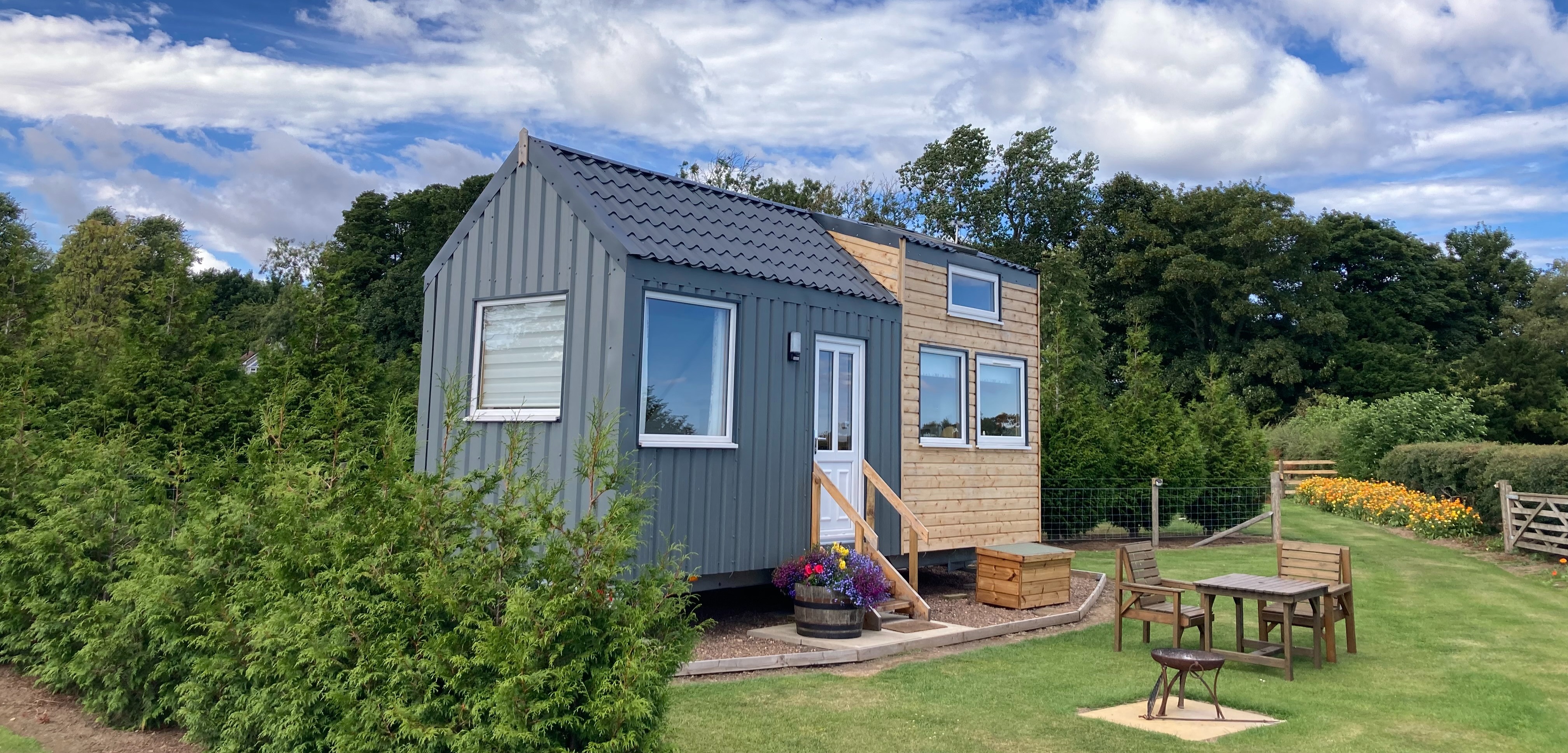 Accommodation at Templehall | Tiny Houses, Shepherds Huts, Cottage ...