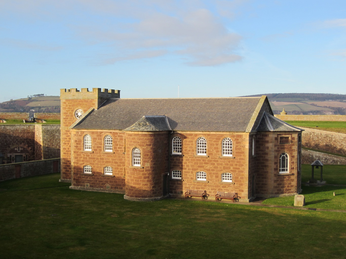 The village of Ardersier and the surounding area