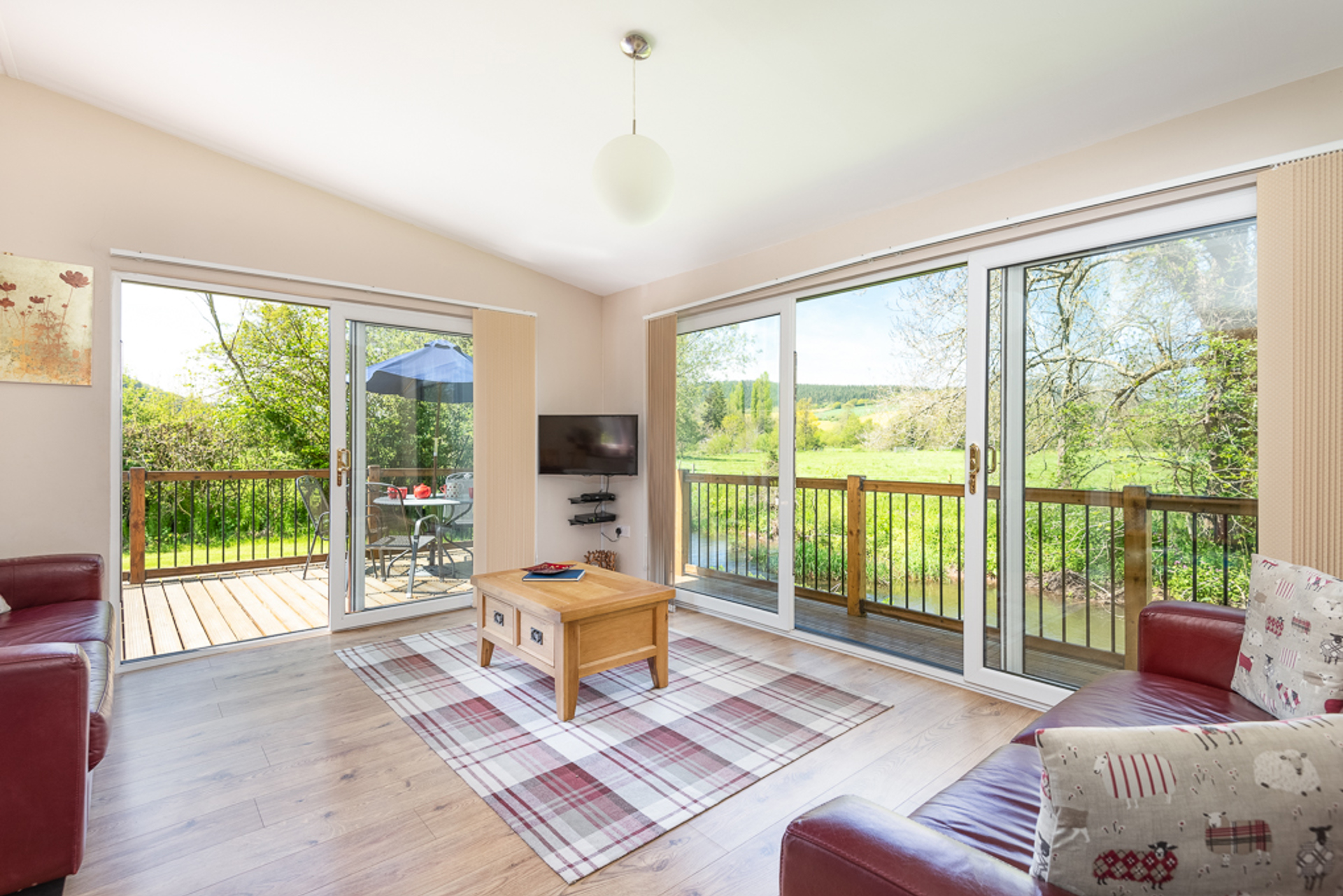 Shropshire holiday cottage in riverside setting.